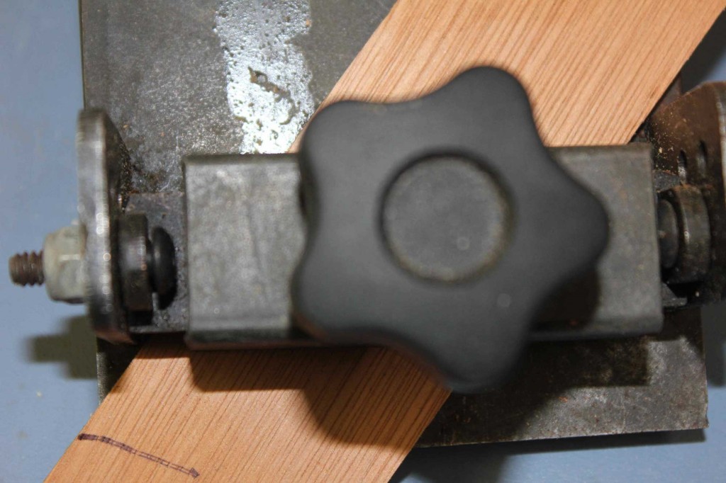 Skew Chisel Sharpening - This Jig Can Hold A Wide Angled Blade