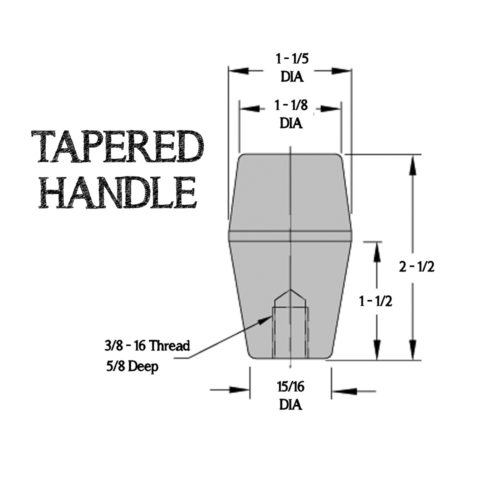 Tapered Handle (For T-Square) - VerySuperCool Tools